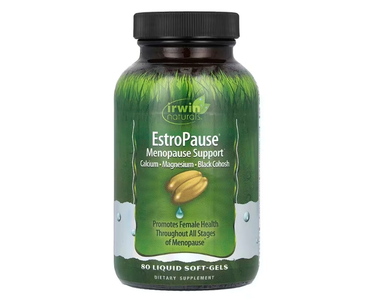 Irwin Naturals, EstroPause®, Menopause Support, 80 Liquid Soft-Gels